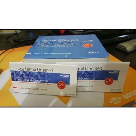 Jual Tes Kehamilan Tes Hamil Test Kehamilan Alat Test Pack Onemed Shopee Indonesia