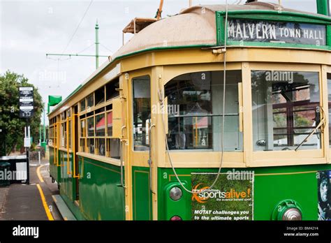 Restored Vintage Tram At The Museum Of Transport And Technology Motat
