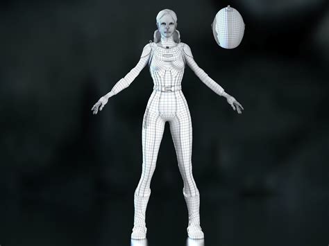 3d Model Meredith Vickers Prometheus Vr Ar Low Poly Rigged Cgtrader