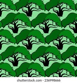 Pattern Trees Stock Vector Royalty Free Shutterstock