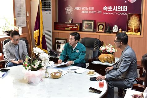 대한생활체육골프협회 속초시 김명길 의장 만나다 골프협회 이모저모 대한생활체육골프협회