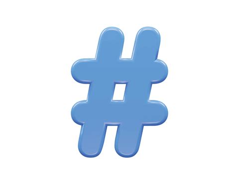 Hash Icon 3d Render 13313459 Vector Art At Vecteezy