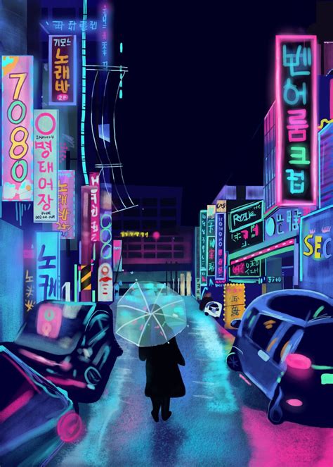 sanjyanaa ragesh on linkedin procreate seoulkorea digitalartist