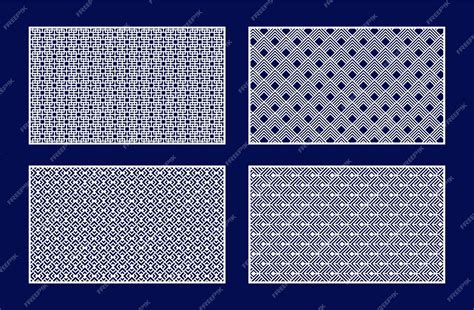 Premium Vector Complex Square Pattern Frames For Cnc Laser Cutting Premium Vector Complex Square Pattern Frames For Cnc Laser Cutting