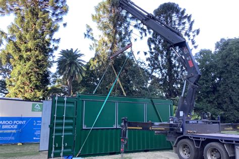How To Move A Shipping Container On Your Property Scope Cranes Logistics