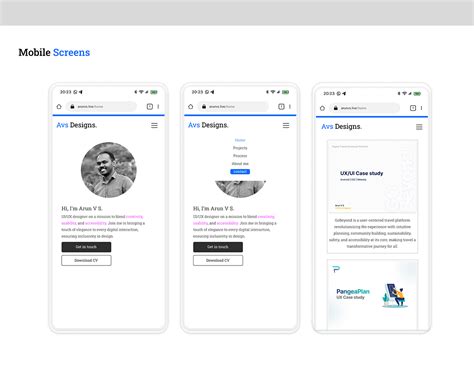 Portfolio Web Design UX UI Design Responsive Behance