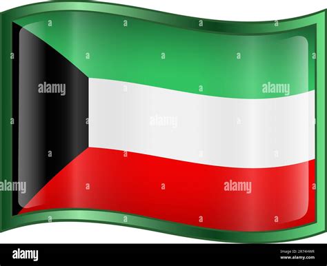 Kuwait Flag Picture Stock Vector Images Alamy
