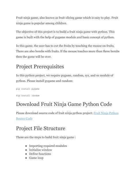 Ppt Create Fruit Ninja Game In Python Cut The Delicious Fruits