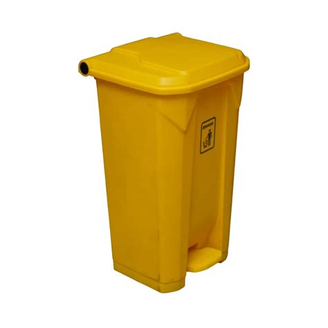 Jual Krisbow 80 Ltr Tempat Sampah Outdoor Pedal Nw Kuning Terbaru