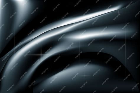 현실적인 광택 검정색 배경 무료 벡터