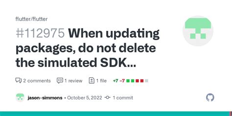 When Updating Packages Do Not Delete The Simulated Sdk Directory Until