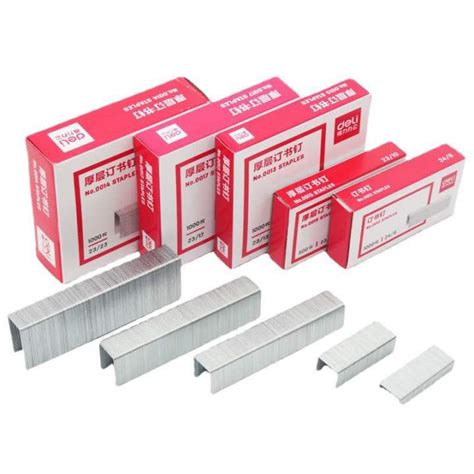 Deli Staples Stapler Bullets Size 24 6 24 8 23 10 23 13 Lazada
