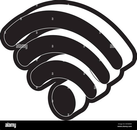 Wifi Sign Vector Illustration Stock Vector Image And Art Alamy
