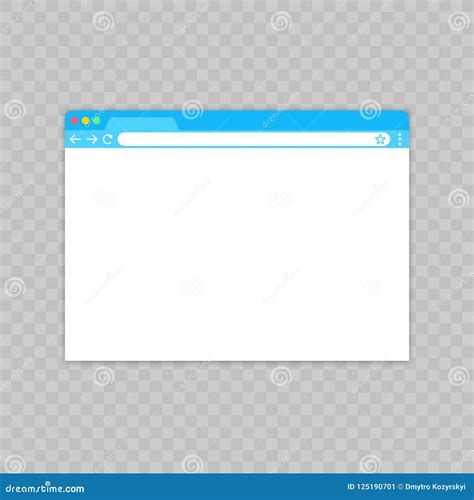 Browser Windowweb Browser In Flat Style Window Concept Internet