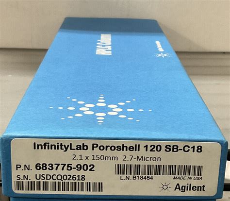 Agilent Infinitylab Poroshell 120 Sb C18 2 1 Mm 2 7 µm 687775 902 For