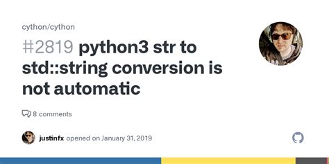 Python3 Str To Stdstring Conversion Is Not Automatic · Issue 2819