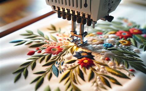Techniques avancées de broderie à la machine créer des motifs complexes