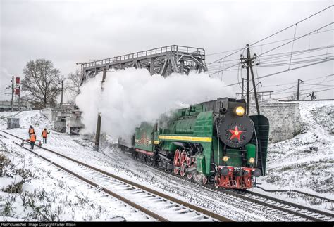 P36 0120 Russian Railways Steam 4 8 4 At Moscow Russia By Parker Wilson Steam Locomotive