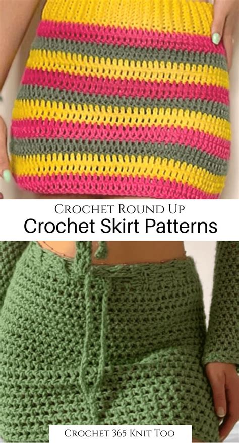 Mini Midi And Maxi Crochet Skirt Patterns Crochet Skirt Pattern Free