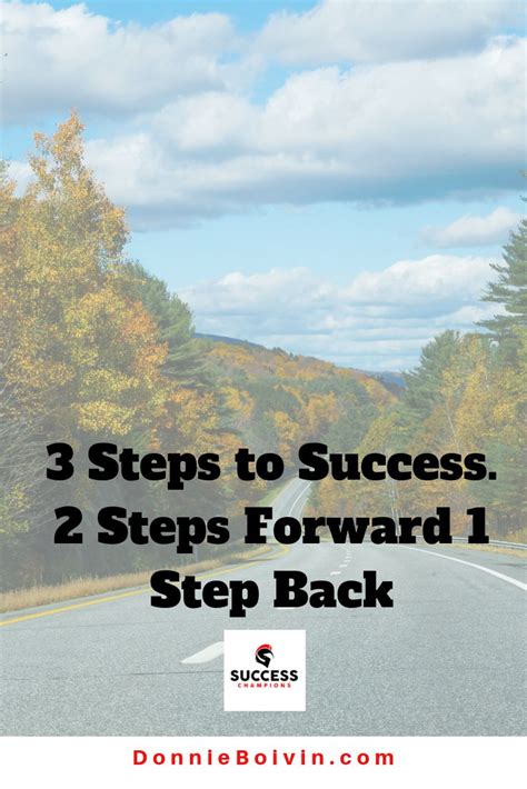 An Empty Road With Trees In The Background And Text That Reads 3 Steps