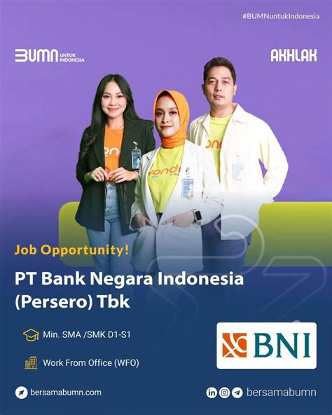 Rekrutmen Bersama Bumn On Linkedin Lowongan Kerja Bumn Pt Bank Negara