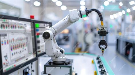 industrial robot arm automation manufacturing technology premium ai