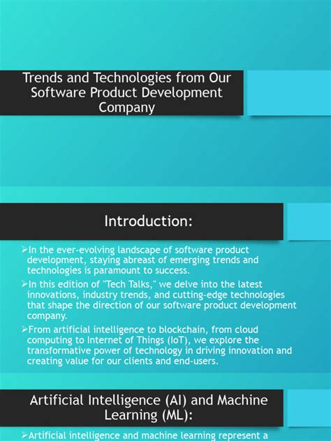 Trends And Technologies From Our Software Product Development Company Pdf Cloud Computing