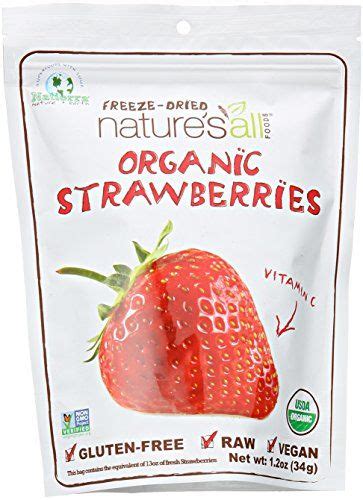 Natierra Nature S Organic Freeze Dried Strawberries Gluten Free