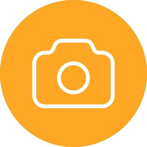 La Imagen Vectorial Del Icono De La Cámara Se Puede Utilizar Para La