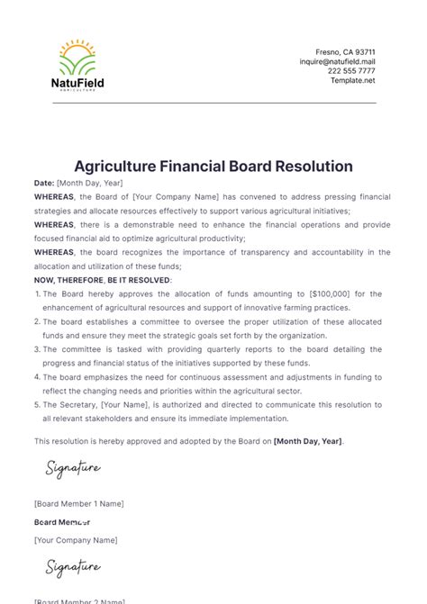 Free Board Resolution Approving Declaration Of Final Dividend Template To Edit Online