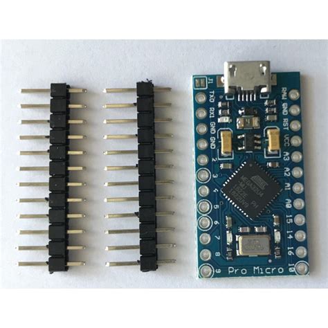 Arduino IDE Pro Micro Leonardo 互換ボード Atmega 32U4 5V 16MHz マイクロUSB