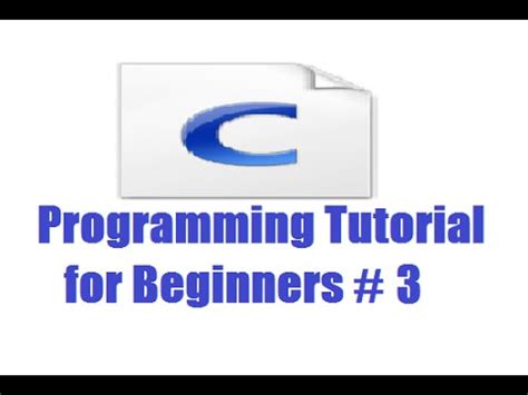 C Programming For Beginners 3 Simple Input And Output Printf Scanf Placeholder YouTube