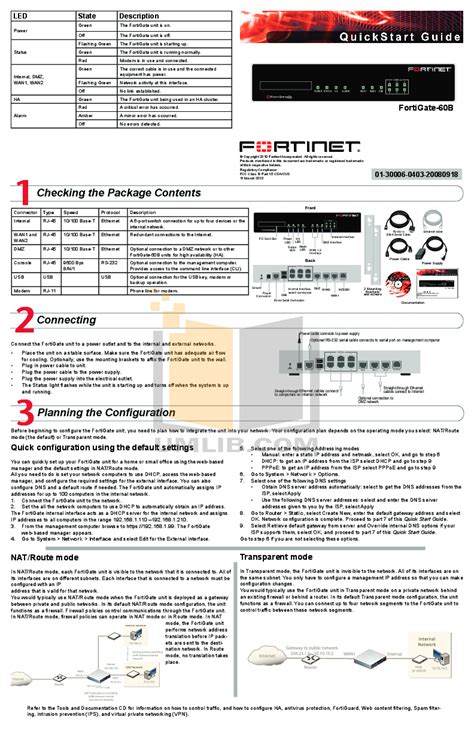 Download Free Pdf For Fortinet Fortigate Fortigate 60b Router Manual