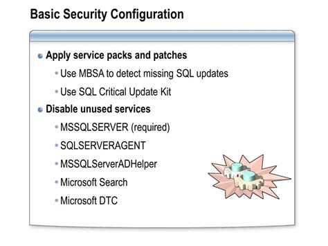 Ppt Secure Sql Server Configuration Powerpoint Presentation Free