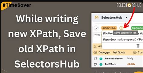 how can you save the old xpath value in selectorshub while editing or