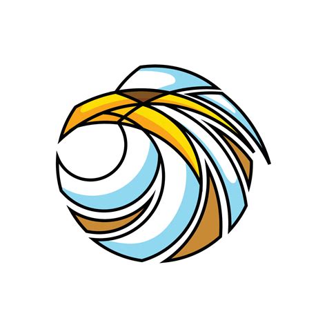 Eagle Circle Shape Vector Artwork With Black Outline 13166662 Vector Art At Vecteezy