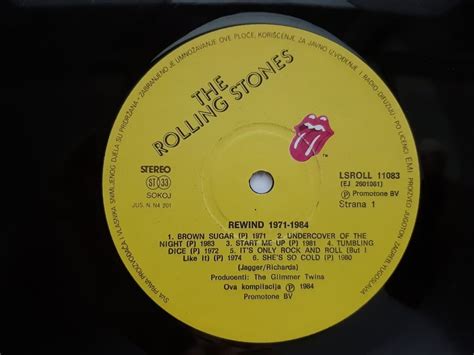 The Rolling Stones ‎ Rewind 1971 1984 Lp
