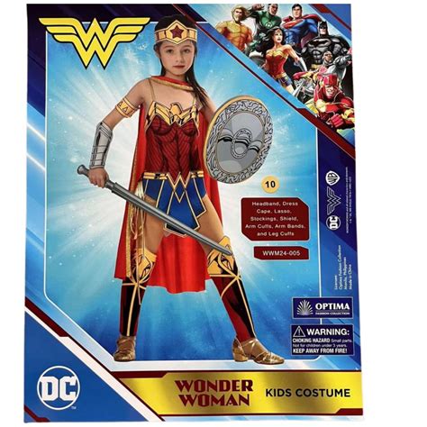 Dc Comics Justice League Wonder Woman Costume Shopee Philippines