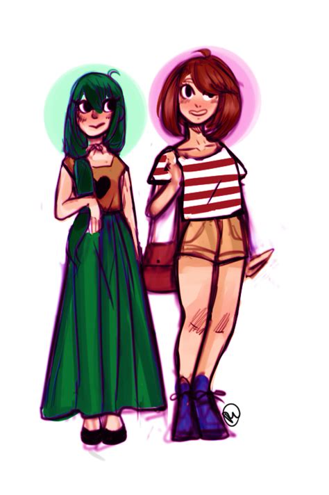 Tsu And Ochako By Novastrata On Deviantart