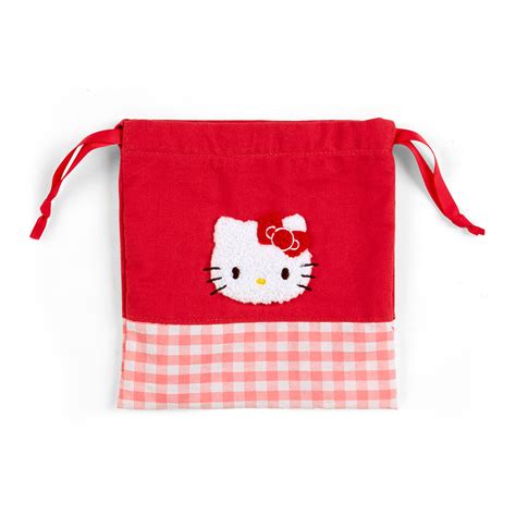 ハローキティ サガラ刺繍巾着｜サンリオオンラインショップ本店 公式通販サイト