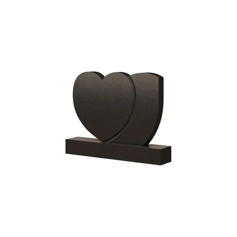 Купити Памятник у формі серця горизонтальний № 49337 Гуртові ціни