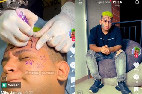 Influencer Colombiano Se Hace Tatuaje De Messi En La Frente Y Luego Se
