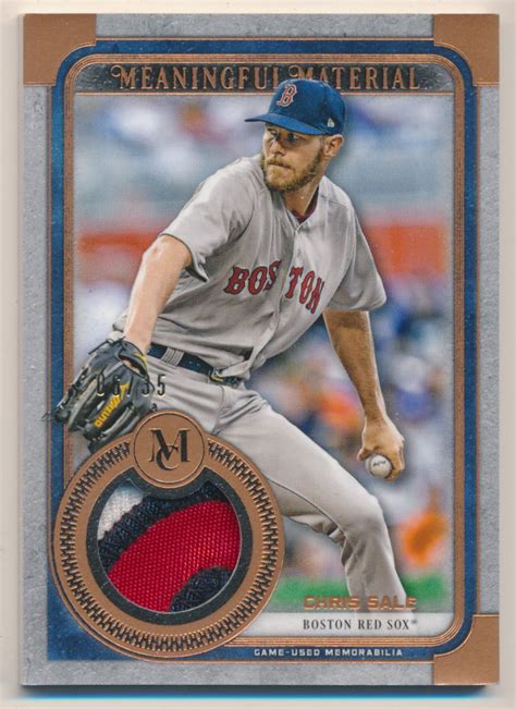 2019 Topps Museum Collection Meaningful Material Relics Copper MMRCSA