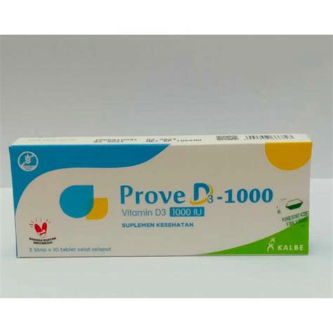 Jual Prove D Iu Box Isi Tablet Prove D Iu Strip Isi Tablet Shopee Indonesia