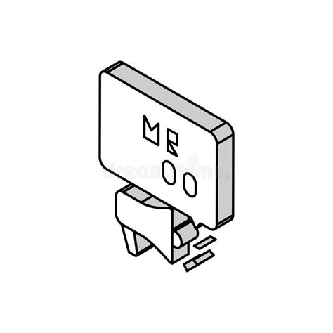 Metoo Movement Feminism Woman Isometric Icon Vector Illustration Stock