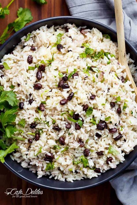 Black Beans And Rice Recipe Cafe Delites