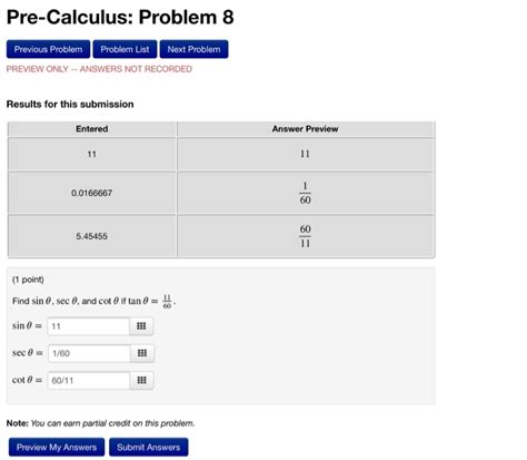 solved pre calculus problem 8 previous problem problem list