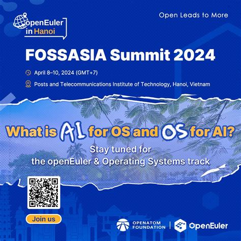 Learn About Ai And Os At Fossasiasummit Openeuler Posted On The Topic