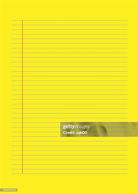 Yellow Notepad High Res Vector Graphic Getty Images