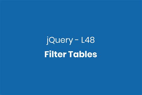 L48 Filter Tables Bapu Graphics